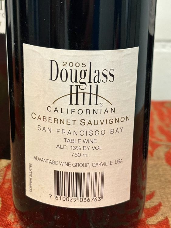 💚 💚 6 x 2005 Douglas Hill Cabernet Sauvignon 💚CH SAMMLUNG (Neu (gemäss ...