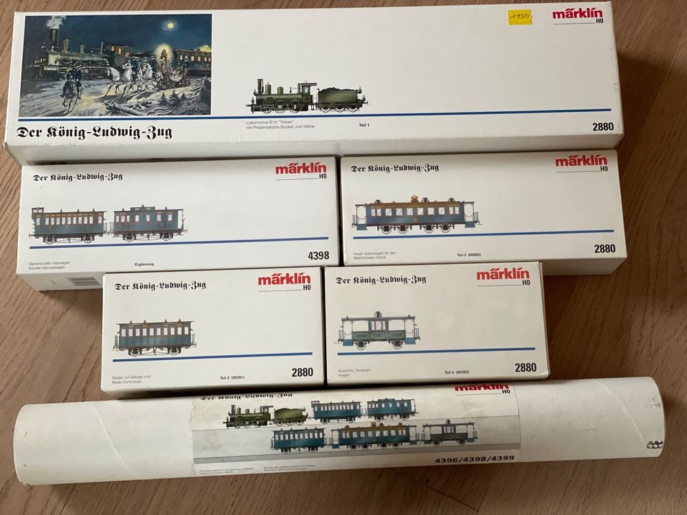 Märklin König-Ludwig-Zug HO Neu in Original Verpackung (Neu und ...