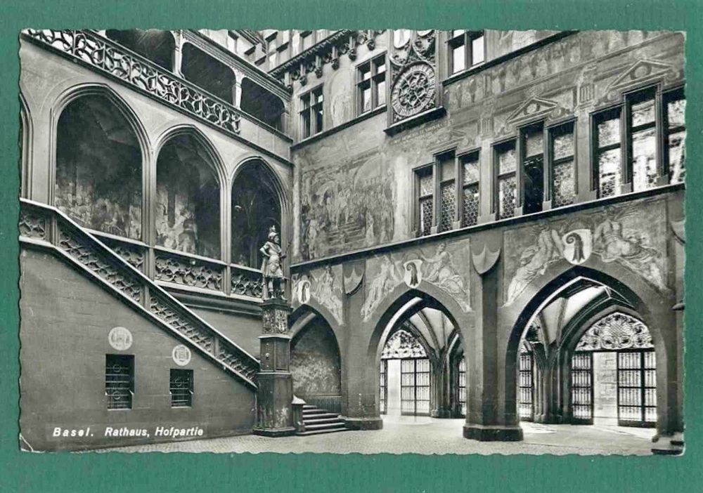 Basel, Rathaus, Hofpartie, 1942 (Gebraucht) in Sargans für CHF 1 – mit Lieferung auf Ricardo kaufen