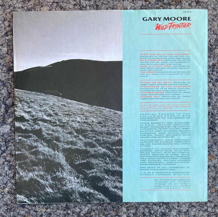 Gary Moore - Wild Frontier | Kaufen auf Ricardo