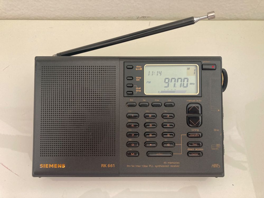 Siemens Weltempfänger RK 661 UKW/MW/SW Radio (Gebraucht) in Rombach für ...