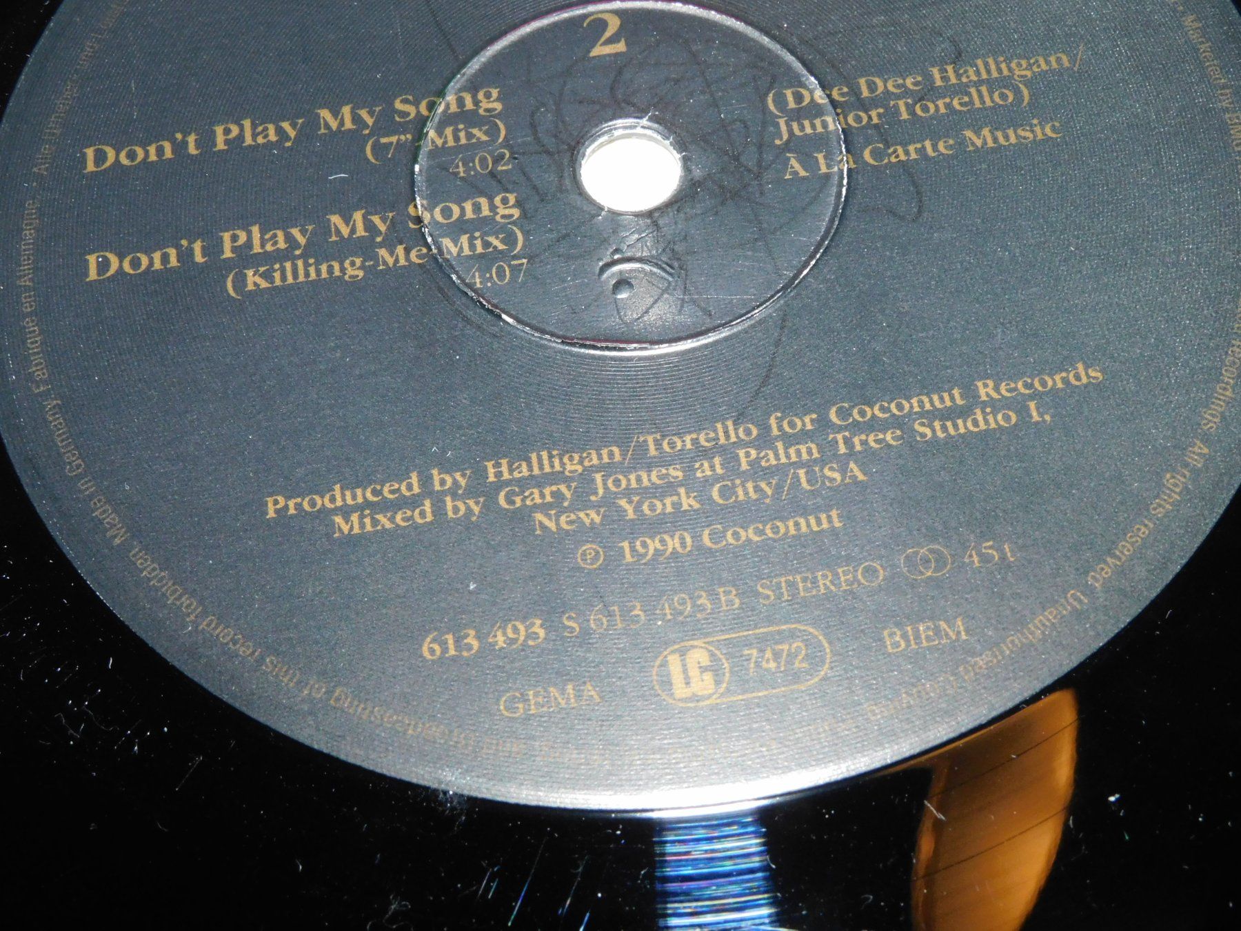 LP Schallplatte Dont Play My Song Techno Trans 1990 (Gebraucht) in ...