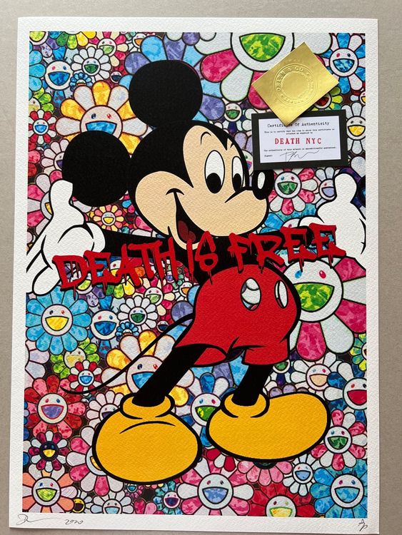 DEATH NYC « Murakami Mickey Mouse » (Neu (gemäss Beschreibung)) in ...