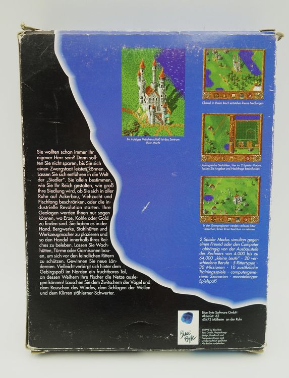 Die Siedler IBM PC Big Box, Blue Byte 1994 Disketten (Gebraucht) in Wil ...