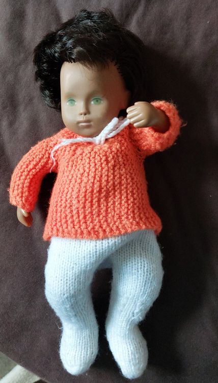 Seltene Sasha Morgenthaler Baby Puppe mit grünen Augen | Kaufen auf Ricardo