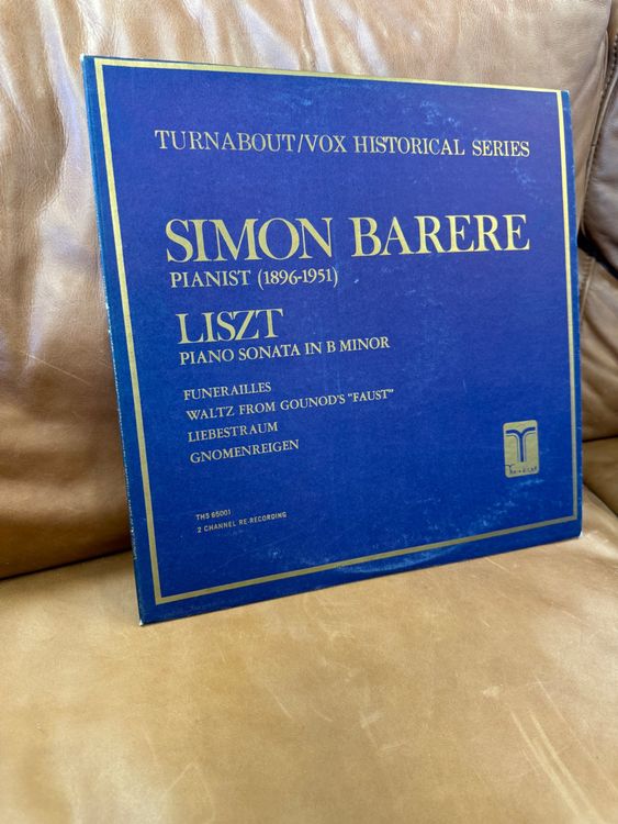Simon Barere - Liszt: Piano sonata in B minor (Gebraucht) in Winterthur ...