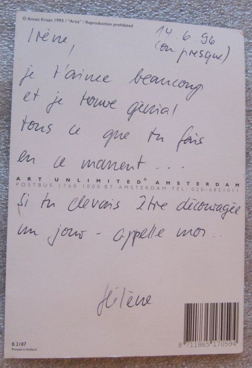 Annet Kraan Elephantes Elefanten Artis carte de veux (Gebraucht) in ...