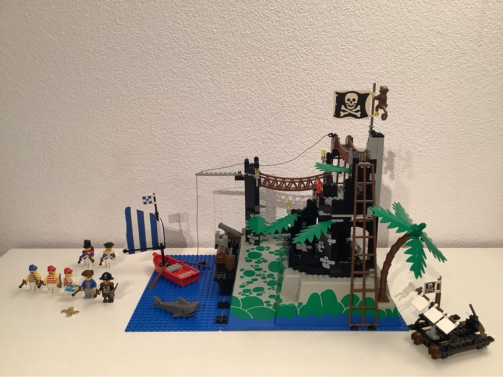 Lego Pirates Rock Island Refuge 6273 von 1991 🏴‍☠️RAR🌴 (Gebraucht) in ...