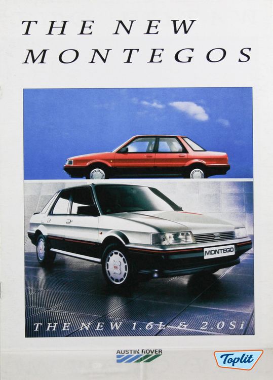 ORIGINAL NEUWAGEN PROSPEKT AUSTIN MONTEGO 1.6L & 2.0 Si 1984 (Gebraucht ...