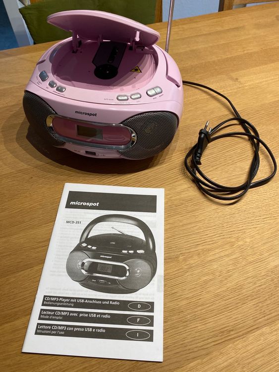 CD-Player Kinderzimmer Mädchen Pink | Kaufen auf Ricardo