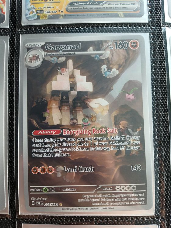 Garganacl Alternate Art - Paradox Rift Pokemon Englisch (Gebraucht) in ...