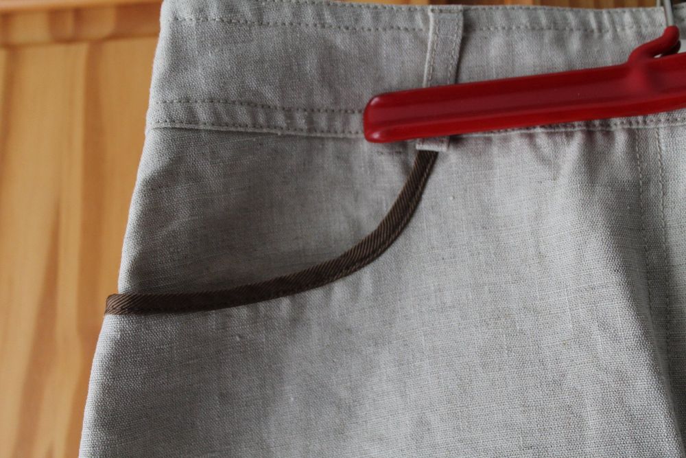 Elise Gug Rock aus Leinen beige Gr. 36 | Kaufen auf Ricardo