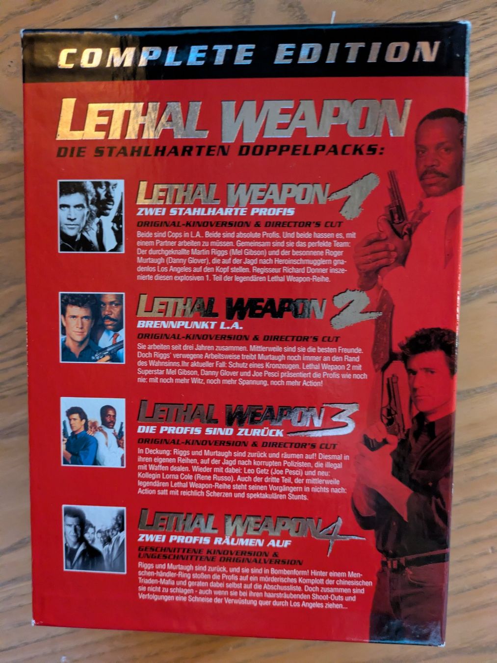Lethal Weapon 1-4 - Complete Edition [8 DVDs] (Gebraucht) in Männedorf ...