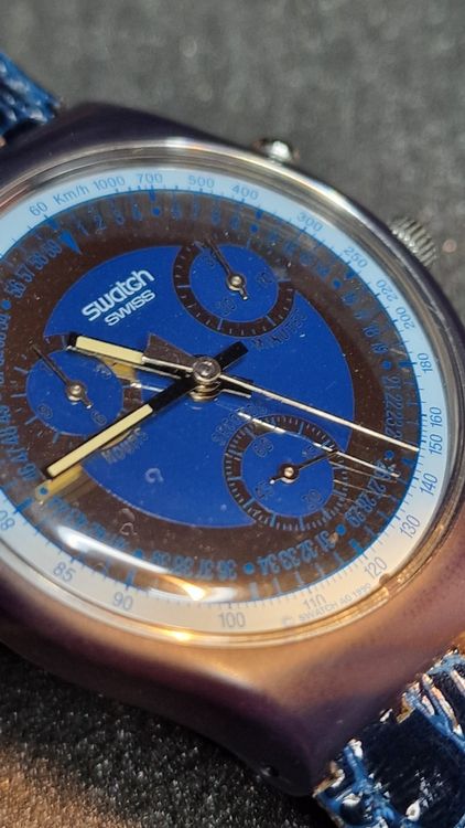 🕓 Swatch Chrono SCN102 Silver Star – Vintage Klassiker aus (Gebraucht ...