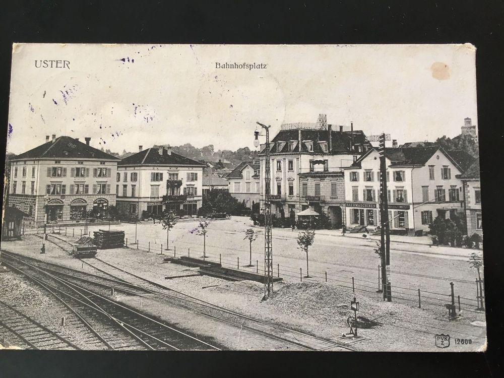 AK Uster Bahnhof um 1906 @ Niederuster | Kaufen auf Ricardo