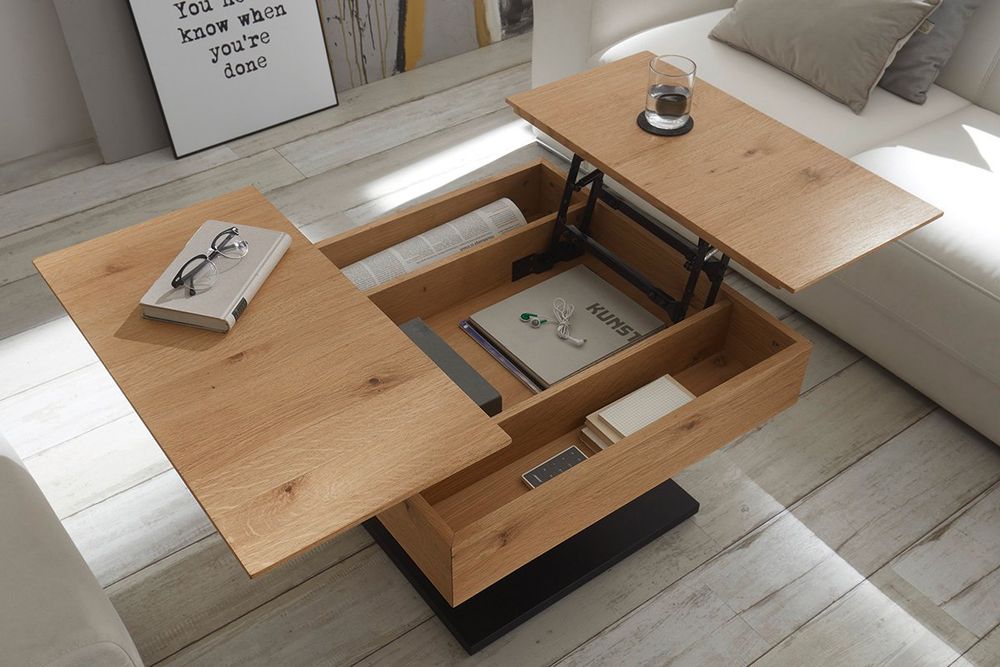 Couchtisch Mit Stauraum Holz