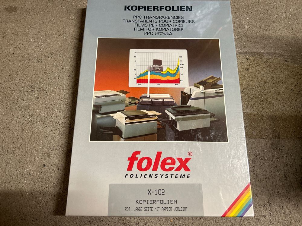 Folex Kopierfolien X-102 Rot NEU (Neu und originalverpackt) in Regensdorf für CHF 8 – nur ...