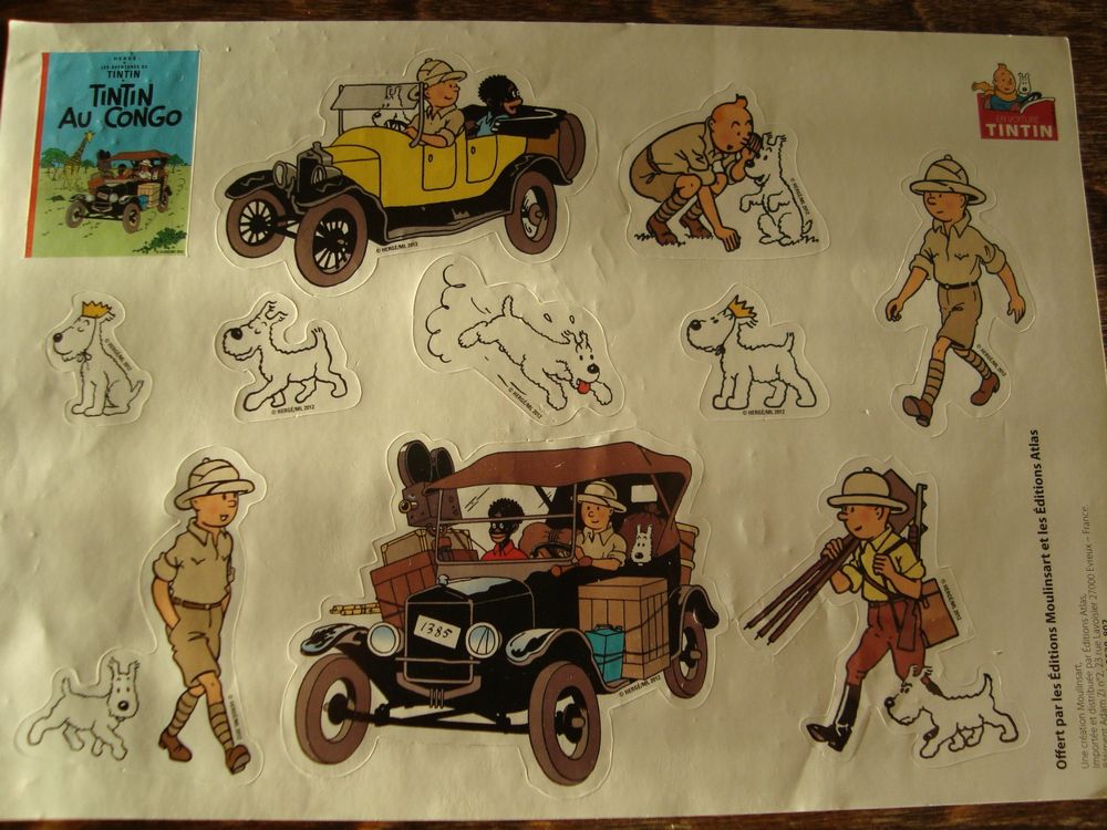 Autocollants Tintin et Milou (Neu (gemäss Beschreibung)) in Fribourg ...