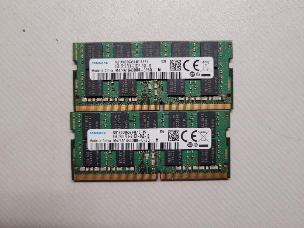 Samsung 16GB (2x8) DDR4 2133 Laptop Ram | Kaufen auf Ricardo