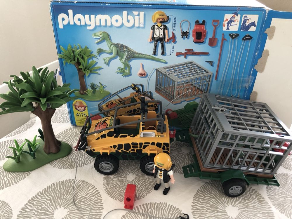 PLAYMOBIL 4175 Amphibienfahrzeug mit Deinonychus | Kaufen auf Ricardo