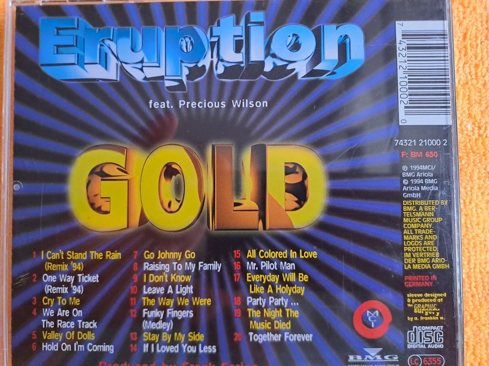 CD Eruption Gold | Kaufen auf Ricardo