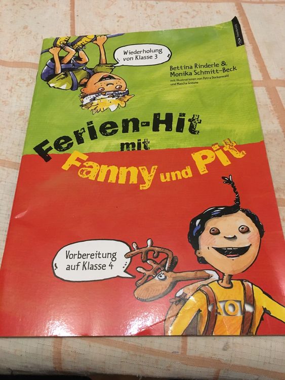 Schulvorbereitungsheft Ferien-Hit mit Fanny und Pit (Gebraucht) in ...