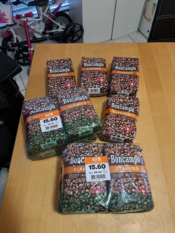 Boncampo Classico café torréfié, 500g 12 emballages (Neuf avec ...