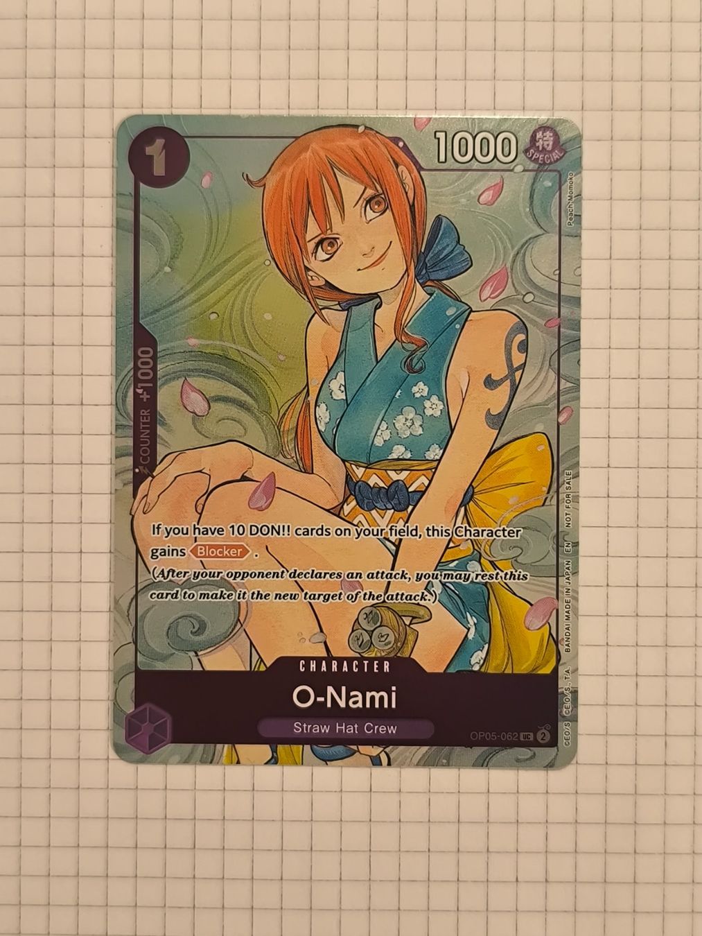 One Piece TCG O-Nami Promo (Illustration Box 1) Englisch (Gebraucht) in ...