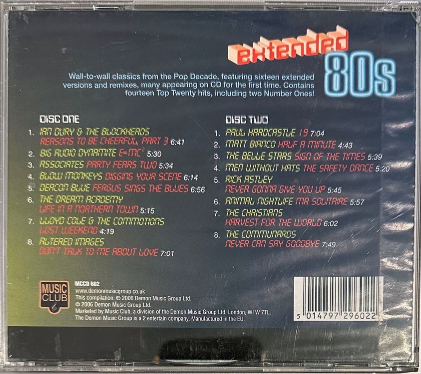 Various – Extended 80s Classic Pop 12" Singles | Kaufen auf Ricardo