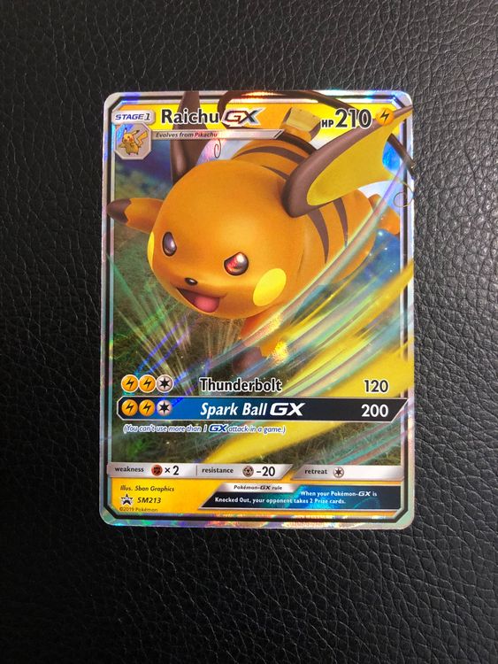 Raichu GX Promo SM213 Ab 1 (Gebraucht) in Paradiso für CHF 1 – mit Lieferung auf Ricardo kaufen