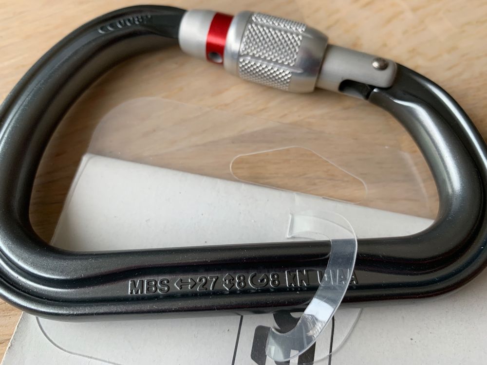 PETZL - William Screw-Lock - HMS-Karabiner (Neu und originalverpackt ...