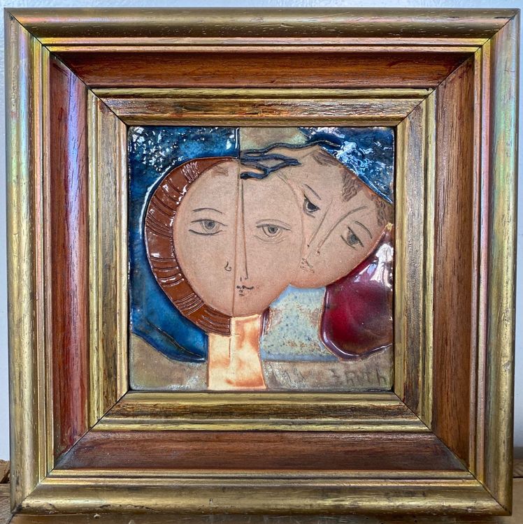 Ruth FAKTOR Orig. Keramik Gemälde | Kaufen auf Ricardo