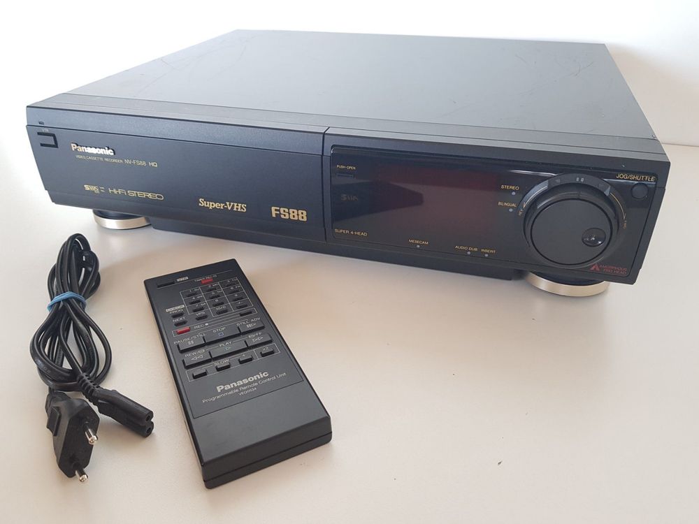 Panasonic FS88 FS88 Super-VHS Hi-Fi Videorecorder (D'occasion) à ...