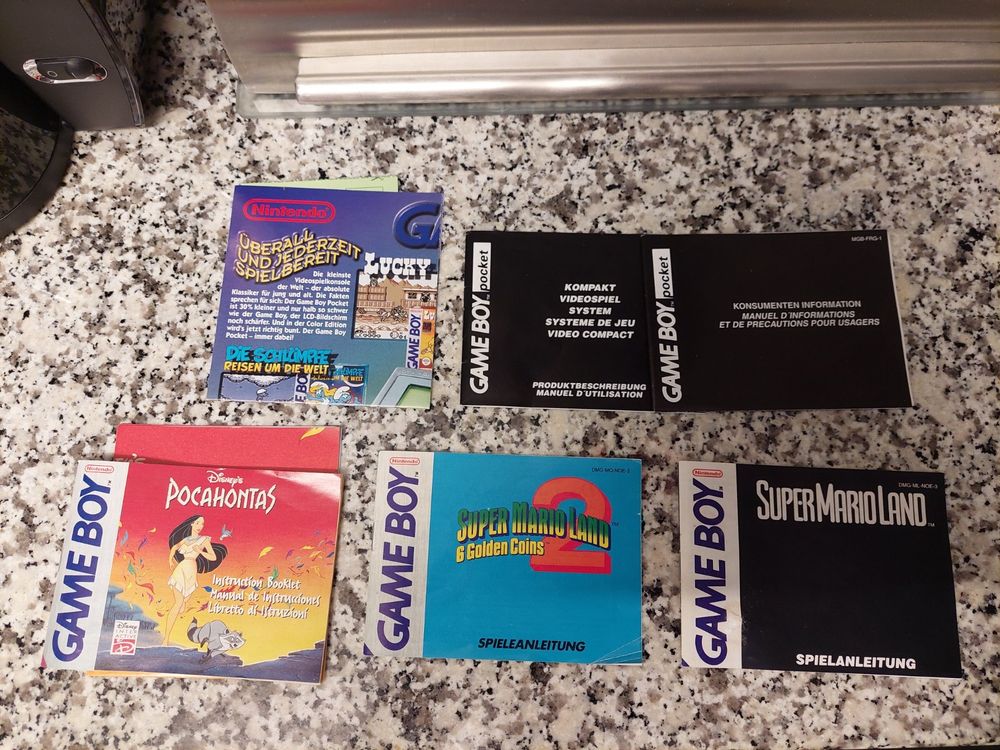 Game Boy Pocket inkl. Super Mario Land 1+2 und Pocahontas (Gebraucht ...