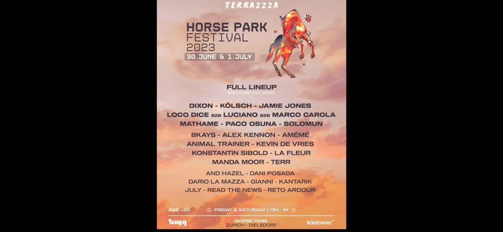 Terrazzza Horse Park Festival (Neu und originalverpackt) in Zürich für CHF 143 – mit Lieferung ...