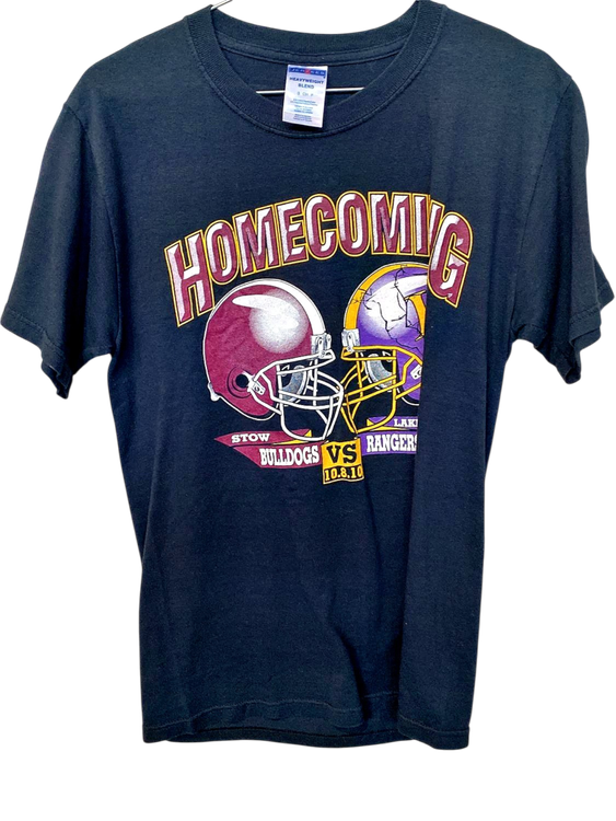 Vintage Homecoming Football T-Shirt - Stow Bulldogs vs (Gebraucht) in ...