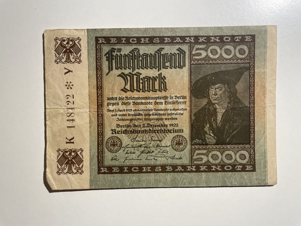 Billet Allemagne 🇩🇪 1922 | Kaufen auf Ricardo