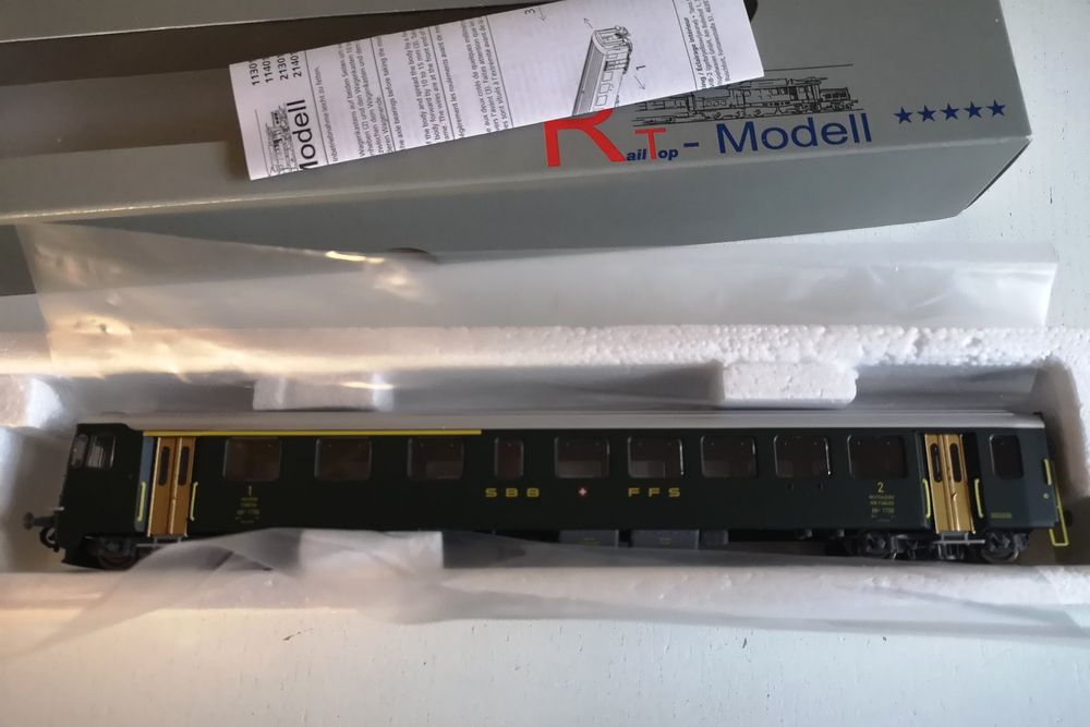 RailTop-Modell H0 11302 SBB ABt4 1726 Ep. III b DC | Kaufen auf Ricardo