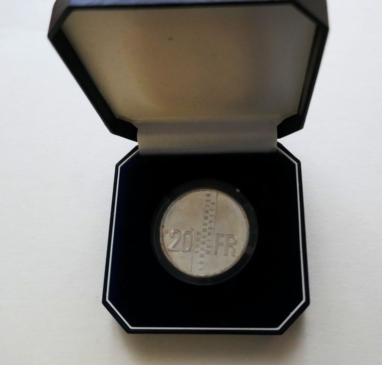 20 Franken Silber Sonder-Münze Gertrud Kurz 1992 im Münzetui (Neu ...