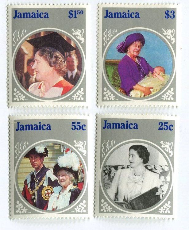 Briefmarken "Queen Mum". Jamaika. (Neu und originalverpackt) in Basel ...
