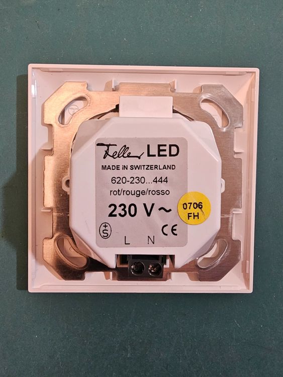 Feller Orientierungs-und Dekoleuchte LED-ROT 230V EdizioDue (Gebraucht ...