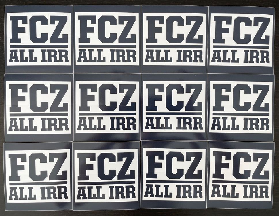 FC Zürich FCZ Sticker 12 Stück | Kaufen auf Ricardo