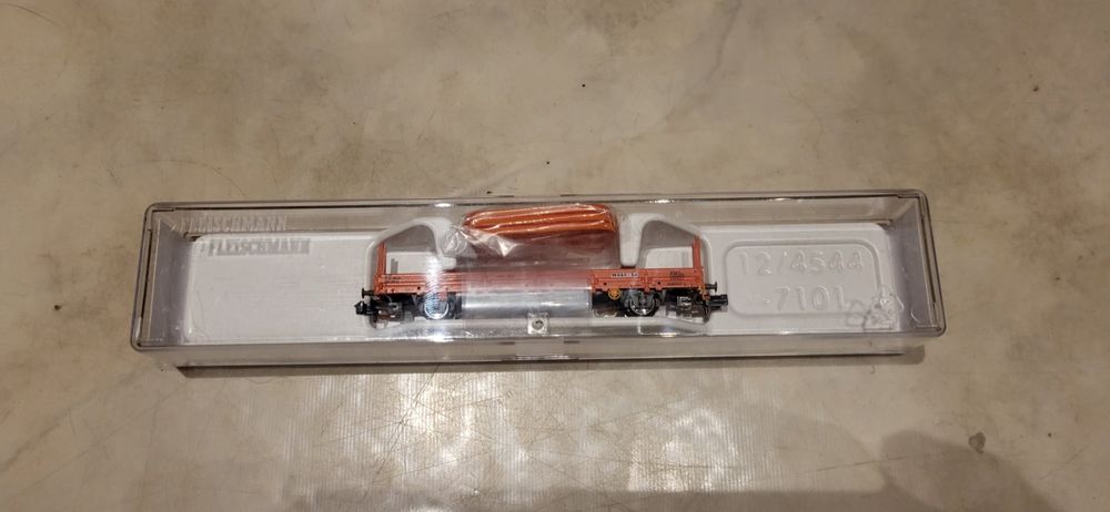 Spur N Fleischmann Sbb Wascosa Rungenwagen orange Neu Ovp (Neu und originalverpackt) in ...