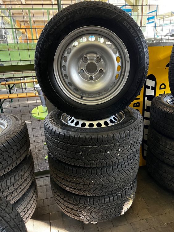 4 Kompletträder 16" Winter VW T5/T6, Semperit 215/65/R16 (Gebraucht) in ...