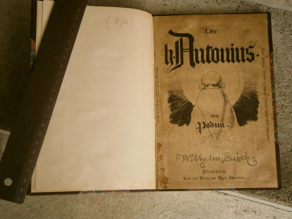 Wilhelm Busch Der heilige Antonius 1870 (Gebraucht) in Burgdorf für CHF ...