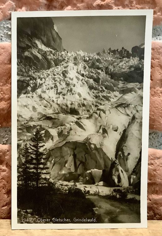 Alte Foto AK - OBERER GLETSCHER Grindelwald Berner Oberland (Gebraucht) in Root für CHF 1 – mit ...