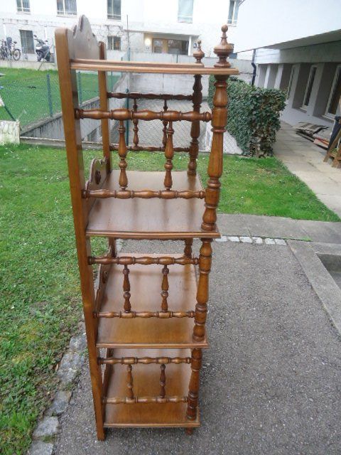 Louis Philippe Antik Regal Stand-Holzregal Hoch 137cm (Gebraucht) in ...
