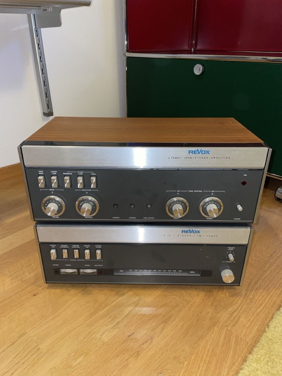 Revox A78 MK II Amp, Verstärker & A76 FM-Tuner (Usato) a Bern per CHF ...