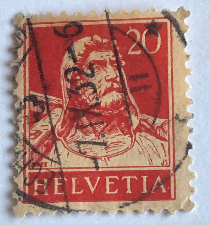 Tellbrustbild Nr.174 gestempel (Gebraucht) in Aarau für CHF 0.25 – mit Lieferung auf Ricardo kaufen