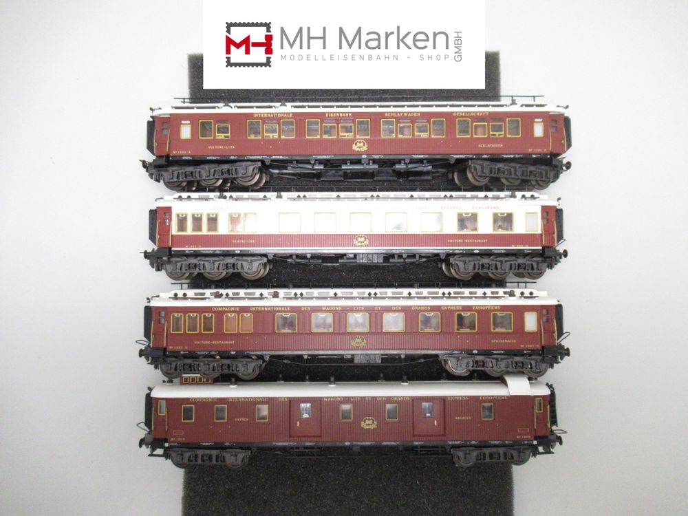 Trix 33391-33394 4x CIWL-Orient Expresswagen DC GS H0 (Gebraucht) in ...